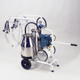 La machine à traire mobile pour chèvres (2 pots et 2 postes)